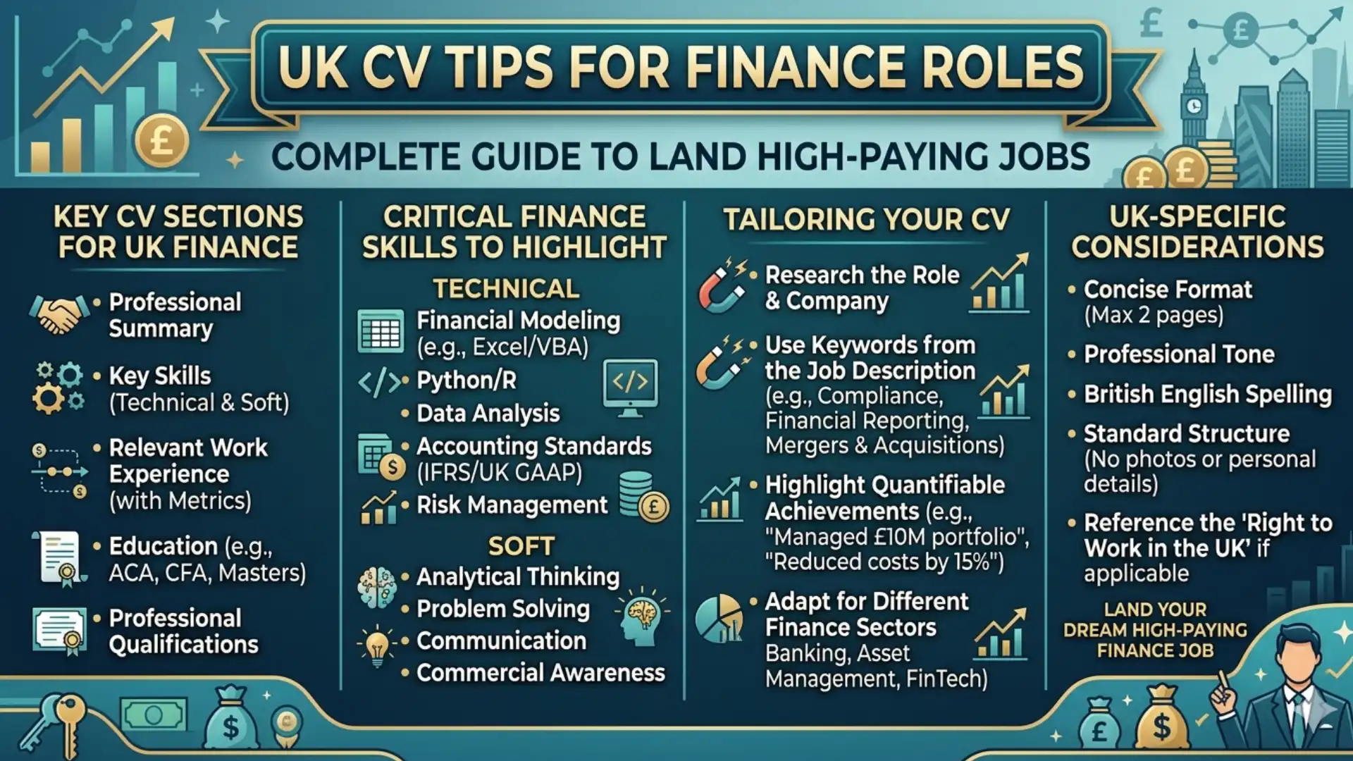 UK CV Tips for Finance Roles | Land Your Dream Job 2026 | Goldenhire jobs